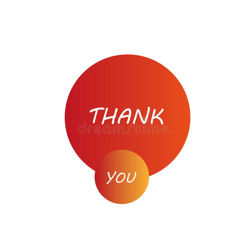 Grazie icona arancio illustrazione vettoriale. Illustrazione di colore ...