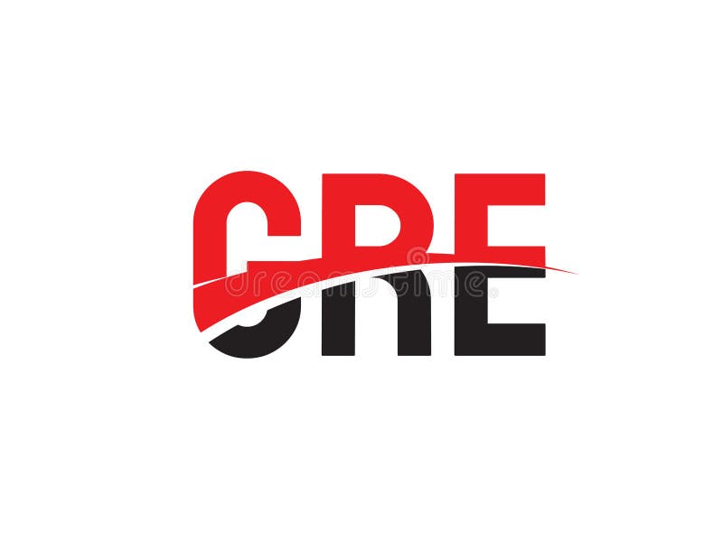 GRE Letter Initial Logo Design Vector Illustration Stock Vector ...