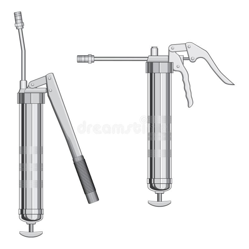 Grease Gun stock vector. Illustration of tool, grease - 20896503
