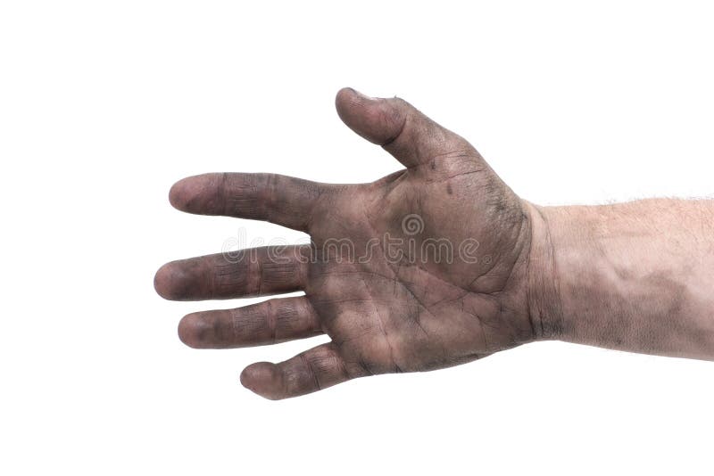 Grease on hand stock photo. Image of background, concept - 99966342