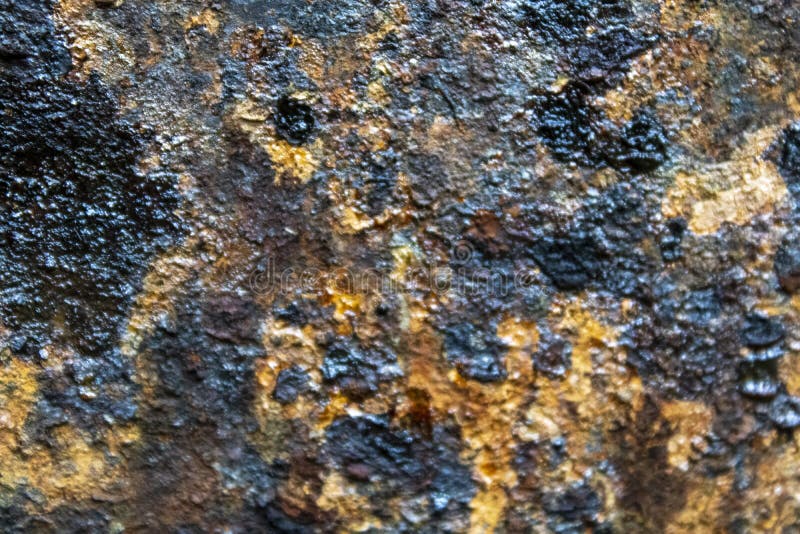 Grease and Rust Colored Metal Stock Photo - Image of colored, brown ...