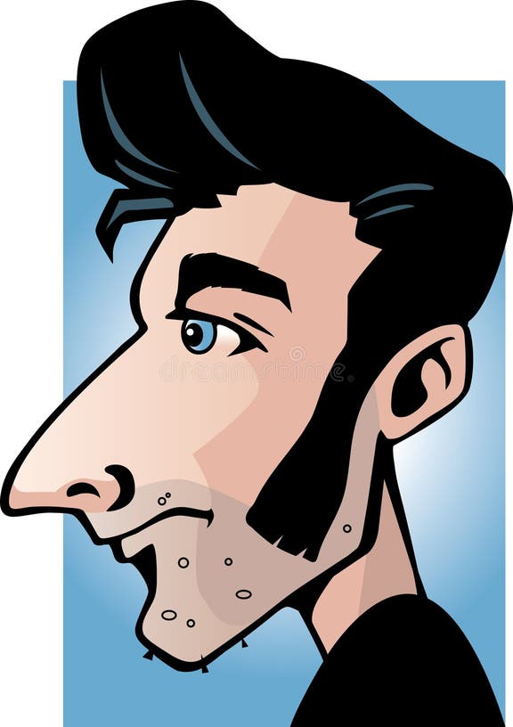 Greaser stock vector. Illustration of vector, rebel, sideburns - 2134136