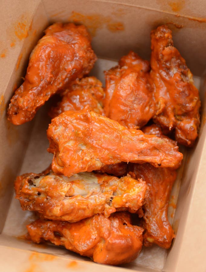 Greasy Buffalo Chicken Wings Stock Image - Image of messy, meal: 38587753
