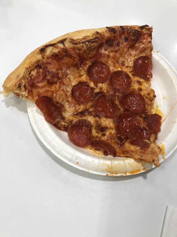 Greasy pizza stock photo. Image of white, pepperoni - 250123208