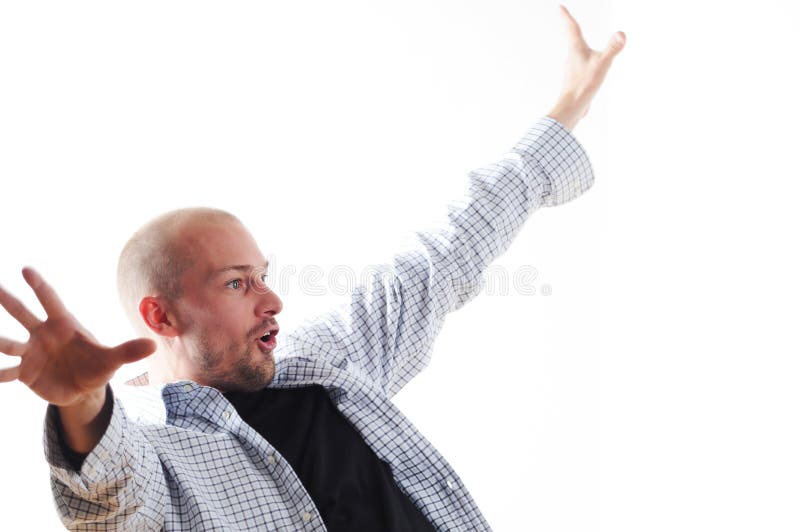 How big stock image. Image of exagerate, hands, white, embrace - 74211