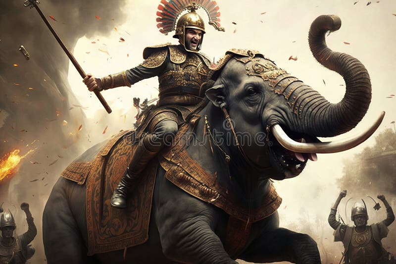 Great Ancient General Hannibal Barca Created by Generative AI Stock ...