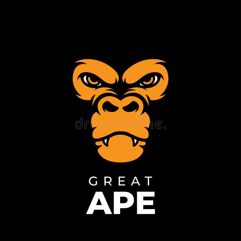 Great Ape Logo stock illustration. Illustration of mascot - 230054252