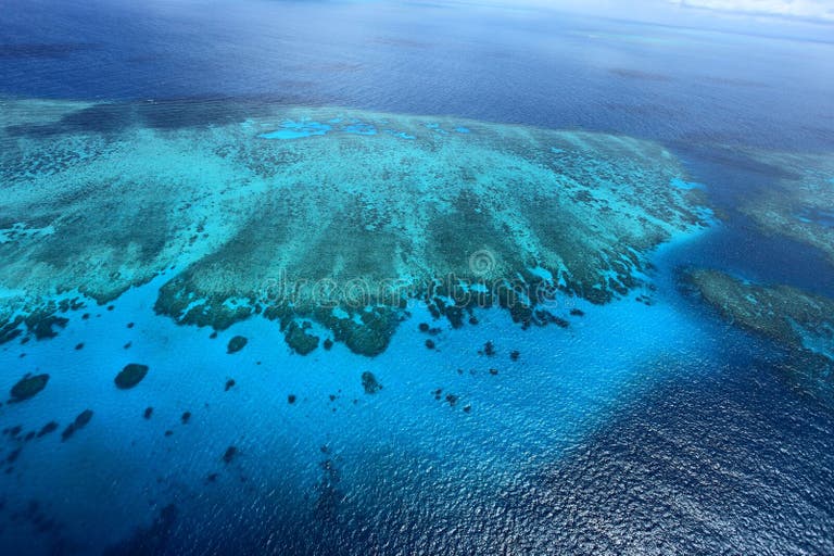 Great Barrier Reef Map W Stock Photos - Free & Royalty-Free Stock ...