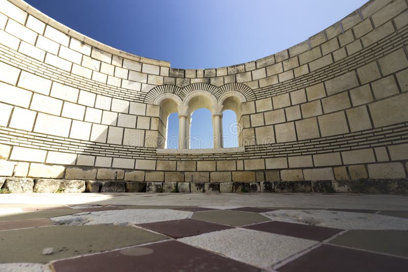 The Great Basilica in Pliska Stock Photo - Image of religiouspalace ...