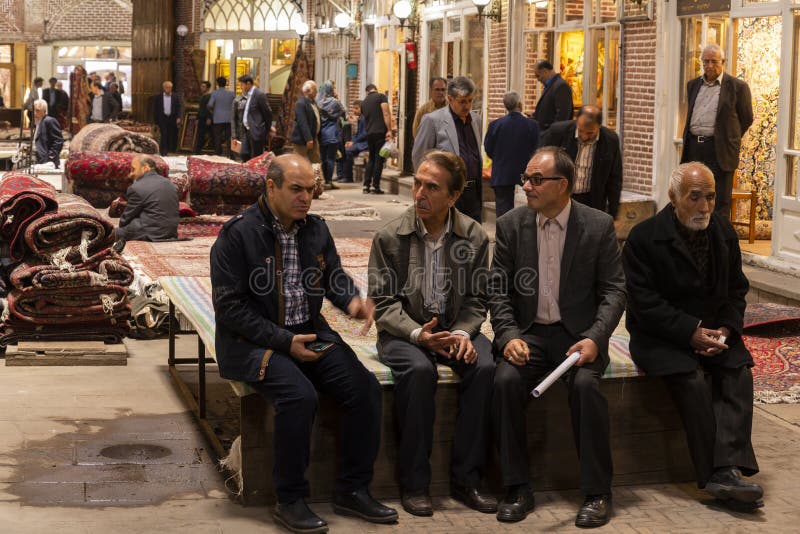 Great Bazaar Tabriz Nut Shop Editorial Stock Image - Image of persian ...