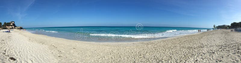 Great Beach Under the Cuban Sun Stock Image - Image of great, varadero ...