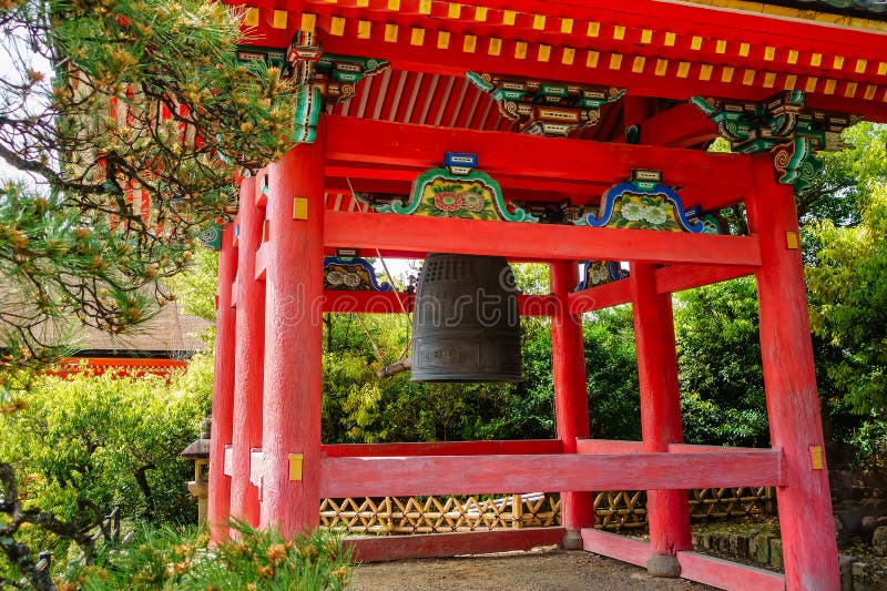 Great Bell at the Kiyomizu-dera Temple Grounds, Kyoto. Stock Image ...