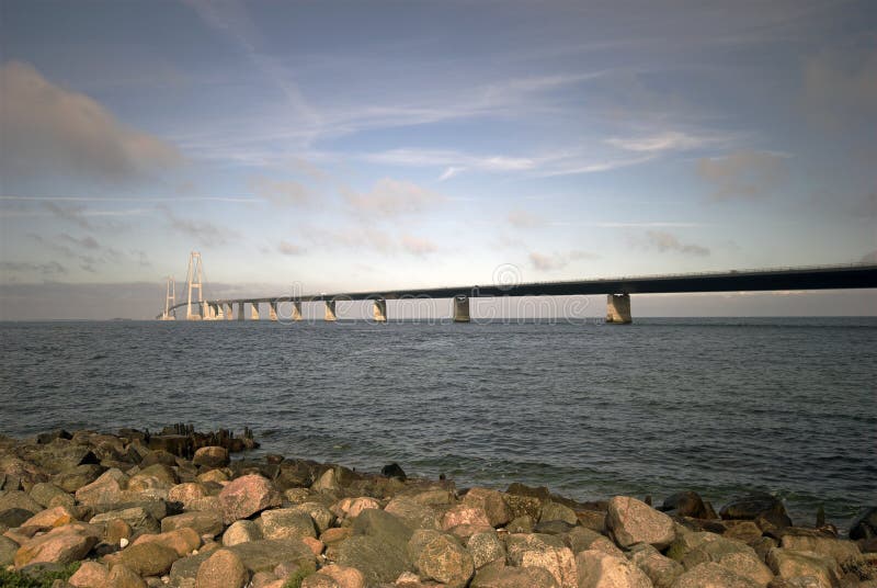 Great Belt Bridge stock photo. Image of transportation - 6297744