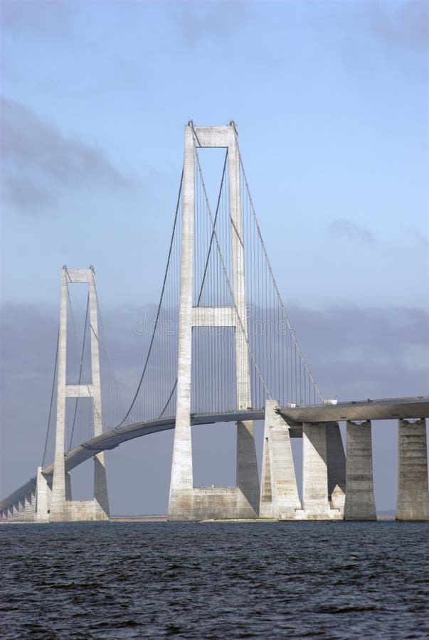 Great Belt Bridge stock image. Image of pilings, belt - 6297839