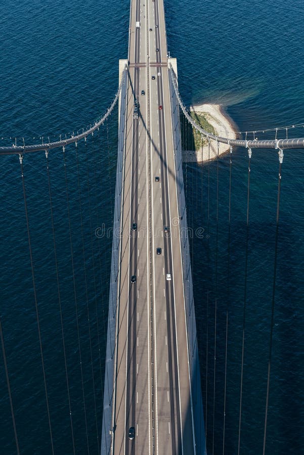 Great Belt Bridge in Denmark Stock Photo - Image of connection, travel ...