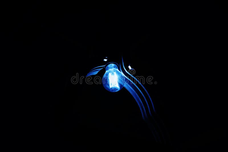 Great Blue Shawl in a Dark Manner Stock Image - Image of power, design ...
