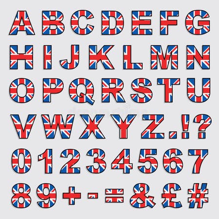 British Flag Letters Stock Illustrations – 197 British Flag Letters ...