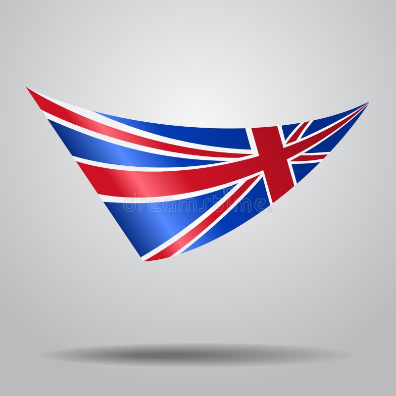Great Britain Flag Heart-shaped Ribbon. Vector Illustration. Stock ...