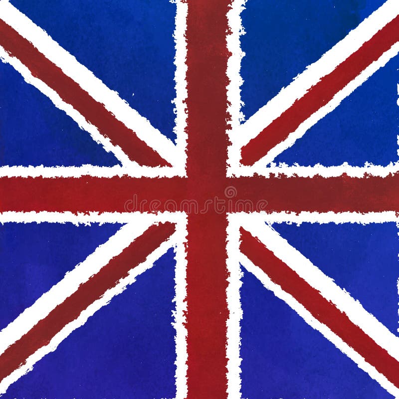 Great Britain Flag with Grunge Texture Stock Vector - Illustration of ...
