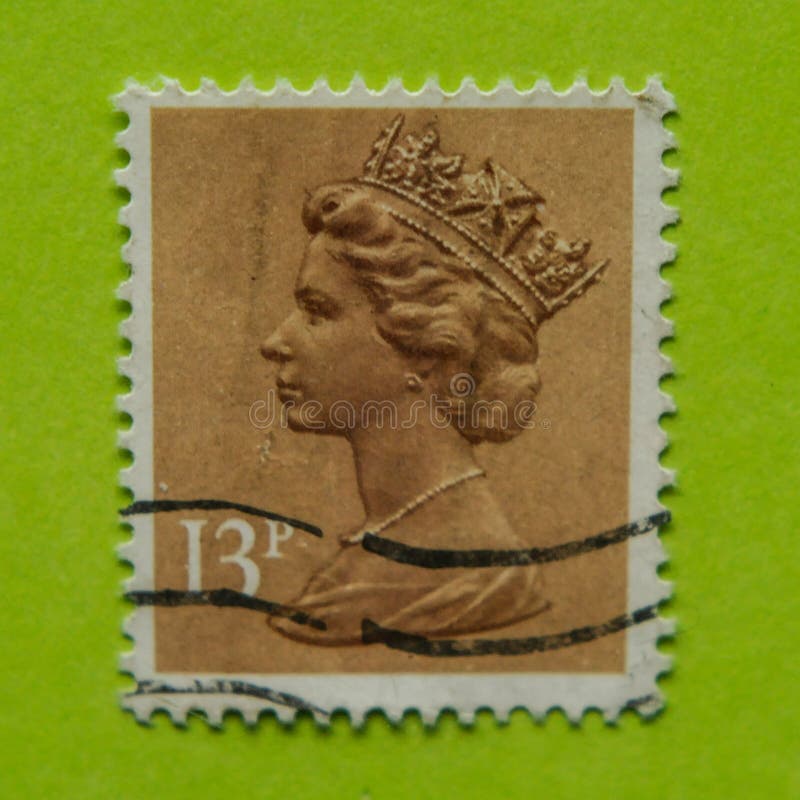 Great Britain Postage Stamp Editorial Image - Image of postcard, postal ...