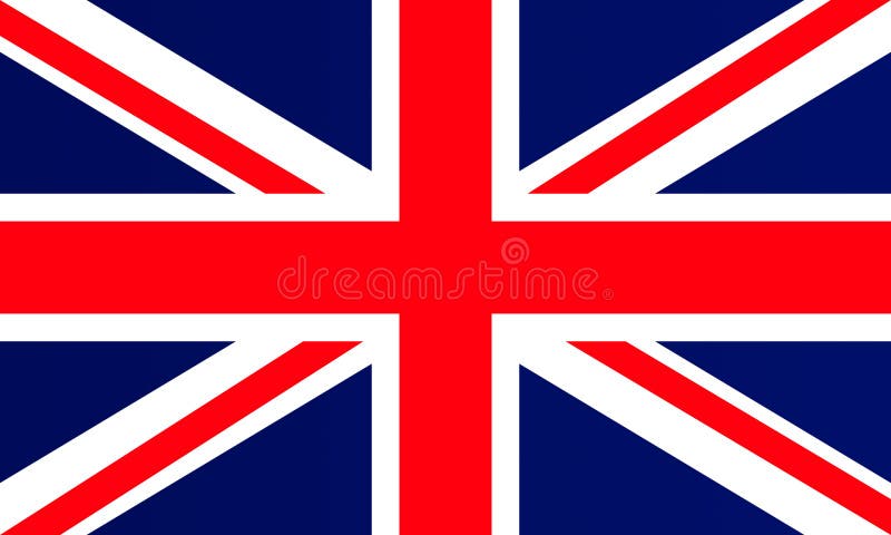Great Britain Vector Flag UK. Great Britain Flag UK. Great Britain Flag ...