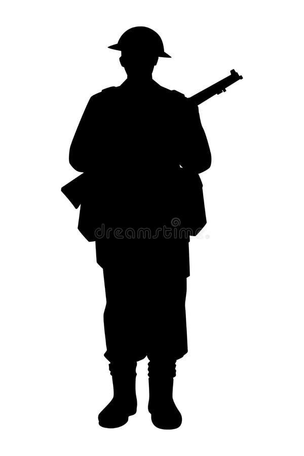 Wwii Soldier Silhouette Stock Illustrations – 82 Wwii Soldier ...