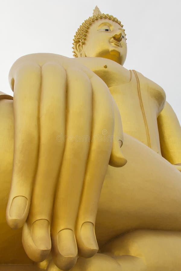 Great Buddha, Angtong, Thailand Stock Photo - Image of asian, faith ...