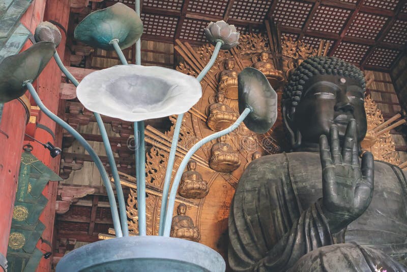 9 April 2012 Great Buddha Daibutsu Den at Todaiji Temple Editorial ...