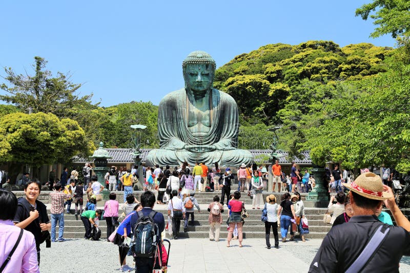 The Great Buddha of Kamakura Editorial Photo - Image of historic, japan ...