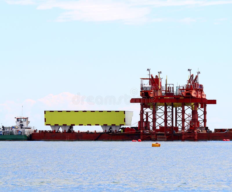 Great Building Site on the Seashore for the Construction of a Da Stock ...
