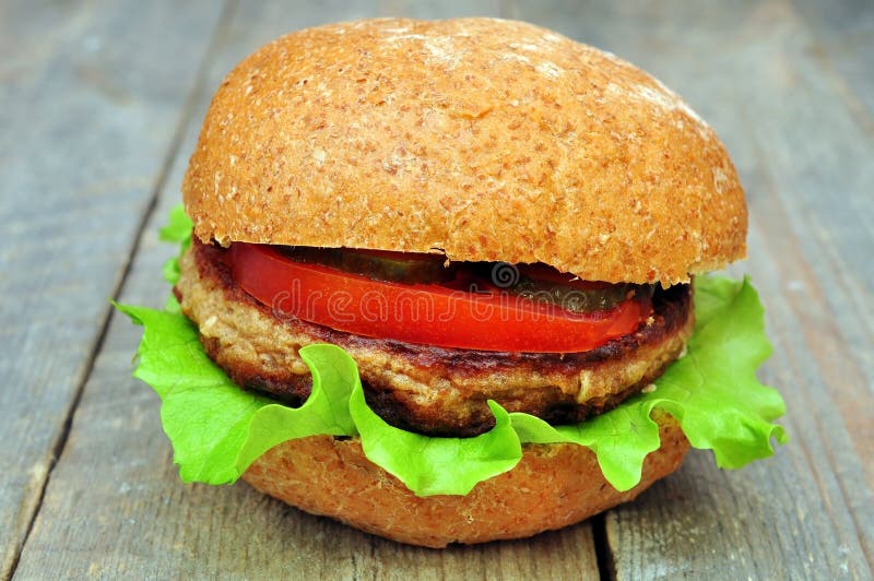 Great burger stock photo. Image of hamburger, delicious - 38700226
