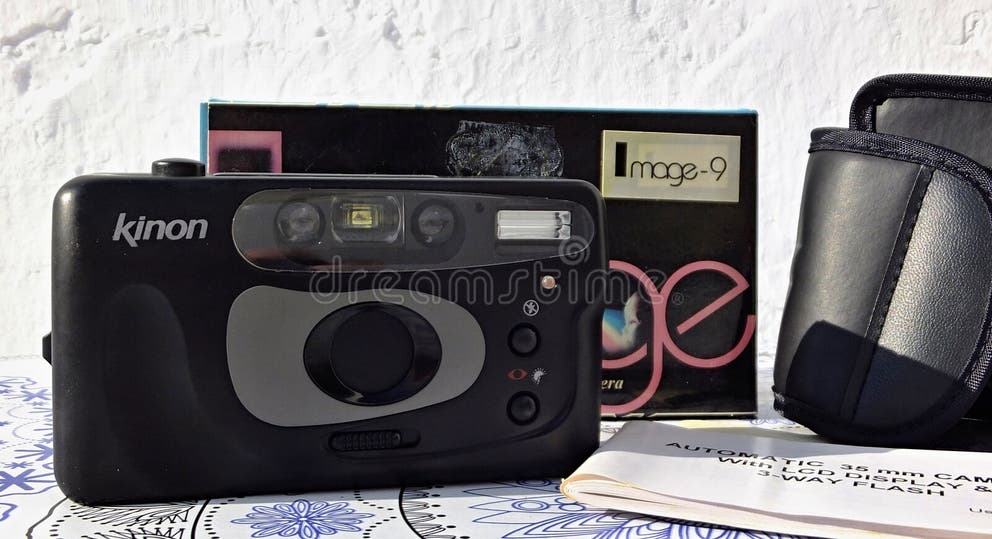 Kinon Image 9 Vintage 35mm Camera Editorial Stock Image - Image of ...