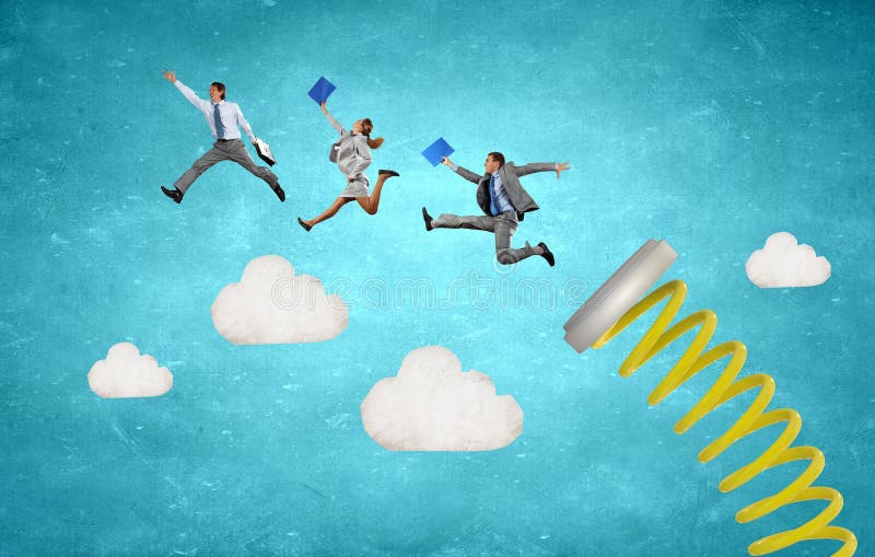 Great career jump stock image. Image of idea, concept - 63853869