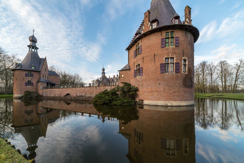 An great Castle stock image. Image of landscape, gate - 218888651