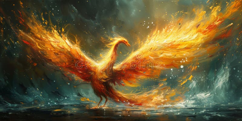 Great Chinese Paint Wall of Phoenix Art Paint. Chinese Wall Paper ...