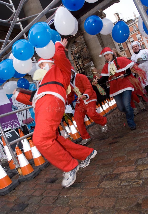 The Great Christmas Pudding Race Editorial Photo - Image of jumping ...