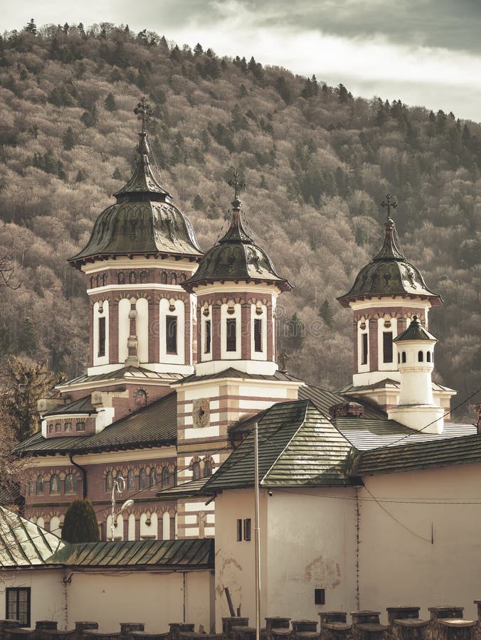 The Great Church Part of Sinaia Monastery Complex Founded in 1695 ...