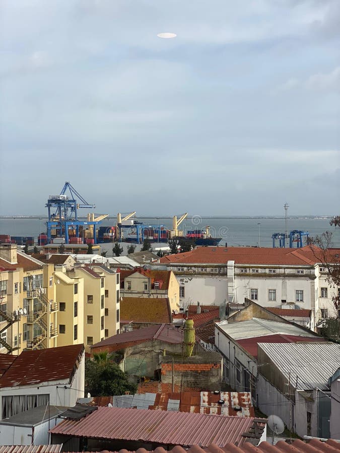 A Great City View of Lisbon Stock Photo - Image of boat, view: 210261612