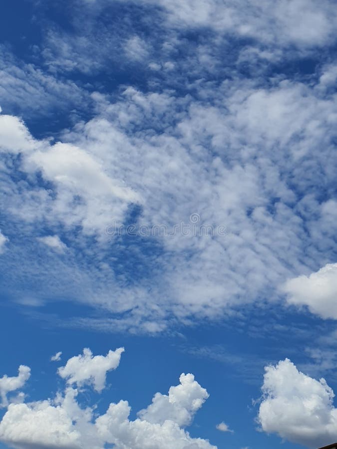 Great Clouds in the Sky Very Beautiful and Relax Stock Image - Image of ...