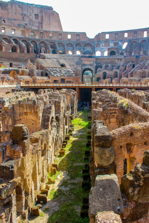 Great Colosseum, Rome, Italy Stock Photo - Image of coliseum, history ...