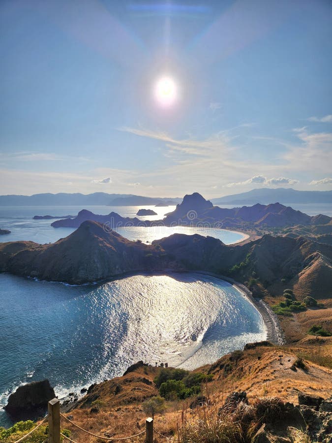 Great Combination Group of Mountain and Blue Ocean Stock Image - Image ...