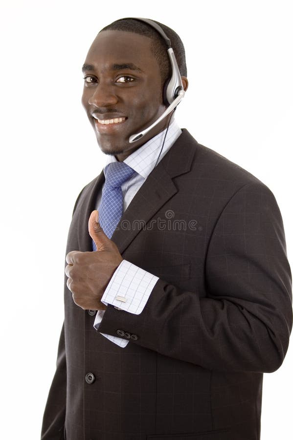 Young African-American Woman Talking on Phone Stock Photo - Image of ...