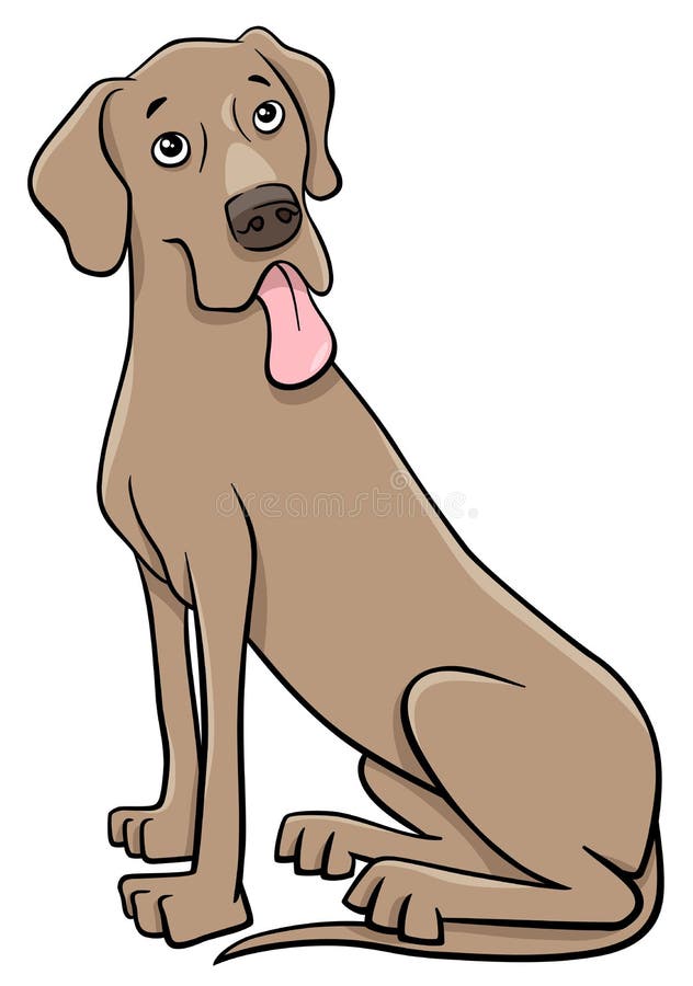 Great Dane Dog Cartoon Stock Illustrations – 635 Great Dane Dog Cartoon ...