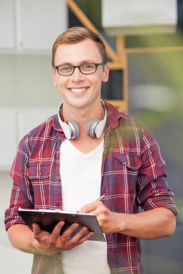 It is Great Day To Create Something New Stock Photo - Image of casual ...