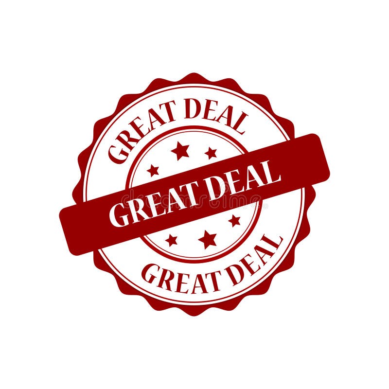 Great Deal Stamp Illustration Stock Vector - Illustration of blue ...