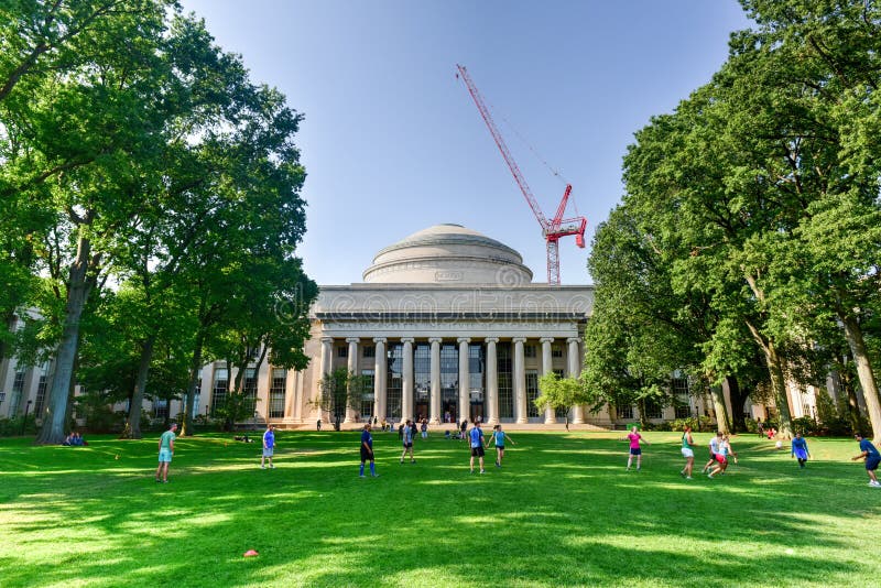 Great Dome Of MIT, Boston, Massachusetts Stock Image - Image of column ...