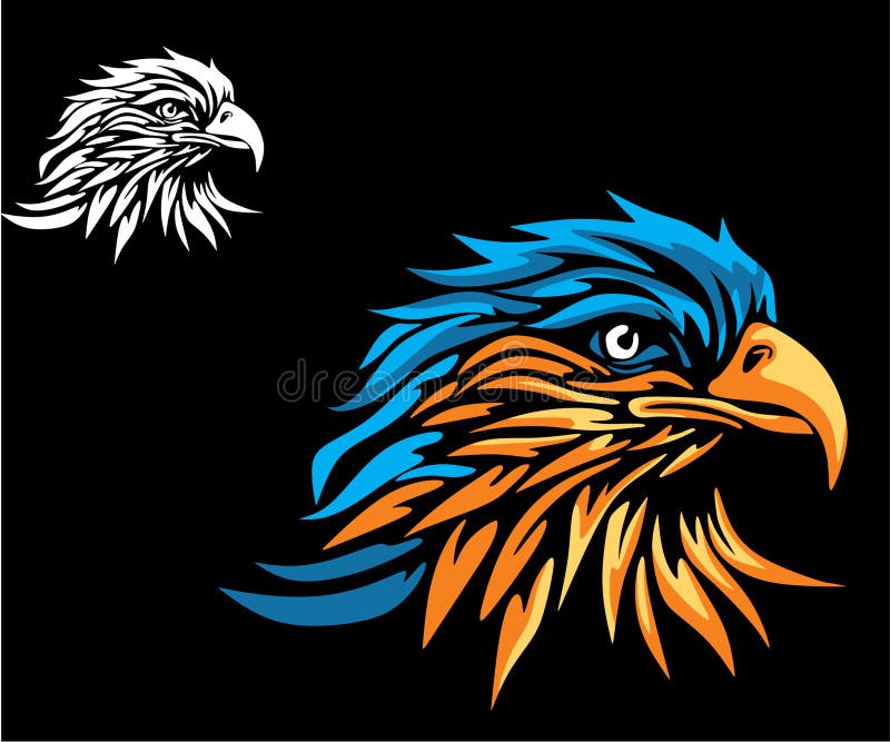 Great eagle head logo stock vector. Illustration of wing - 312449617