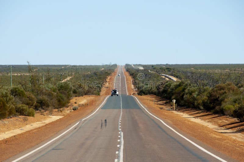 Great Eastern Highway stock image. Image of straight - 264666185