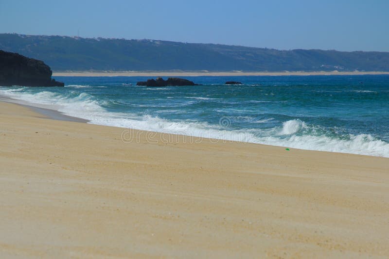 Great, empty beach stock image. Image of empty, romantic - 4433925