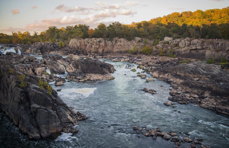 Great Falls State Park stock image. Image of state, national - 103354035